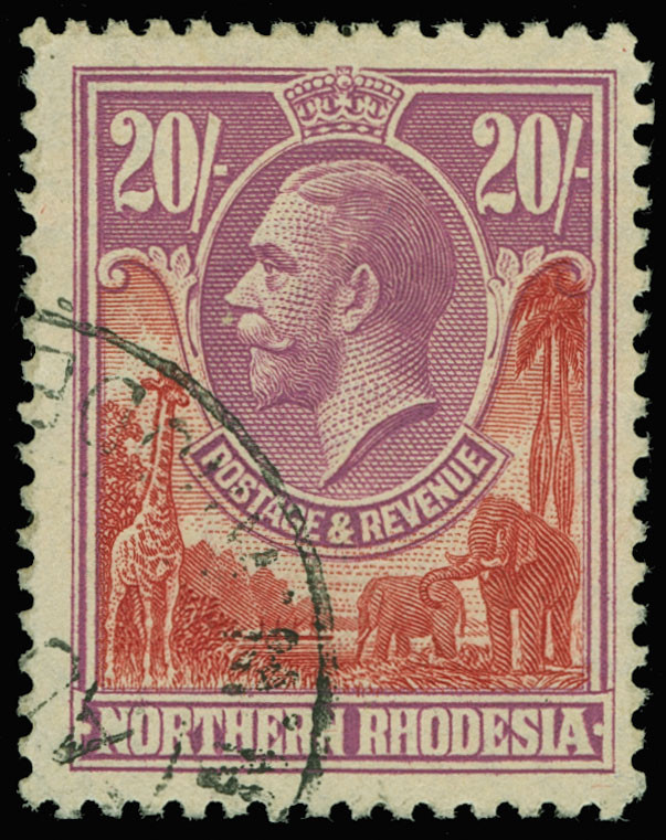 Northern Rhodesia Scott 17 Gibbons 17 Used Stamp - colonialstamps.com