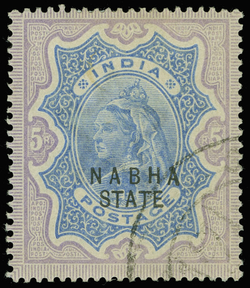 India / Nabha Scott 24 Gibbons 33 Superb Used Stamp (1 ...
