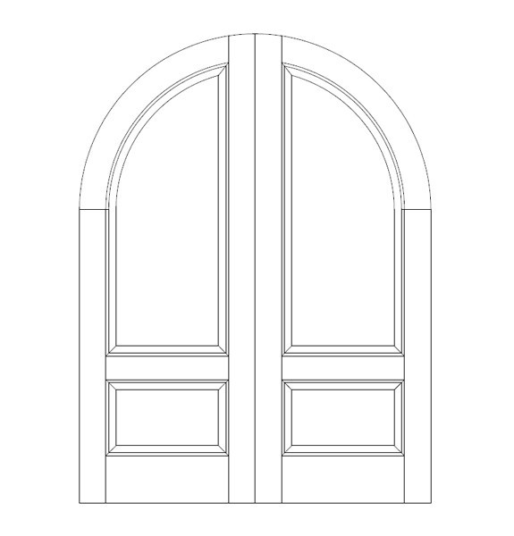 Custom 2 Panel Doors | Goods Millwork