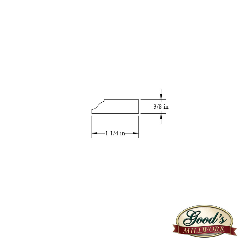 Colonial Door Stop (GM901) - Good's Millwork