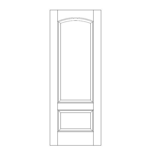 2 Panel Wood Door | Hardwood Doors | Good's Millwork