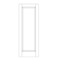 1 Panel Wood Door | Hardwood Doors | Goods Millwork