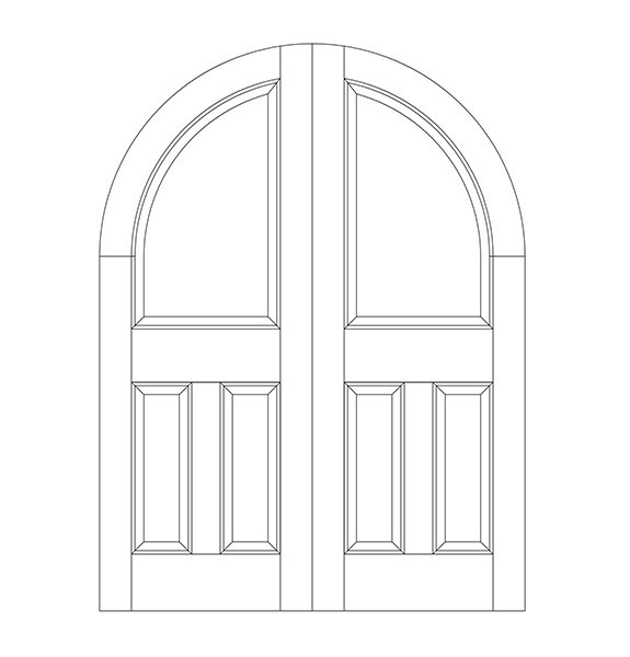 3 Panel Door Equal Panel - Good's Millwork