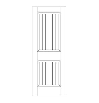 2 Panel Wood Door | Hardwood Doors | Good's Millwork