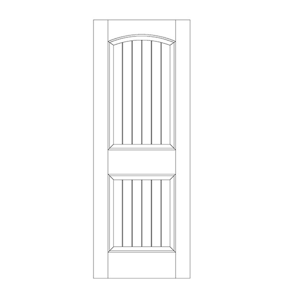 2 Panel Wood Door | Hardwood Doors | Good's Millwork