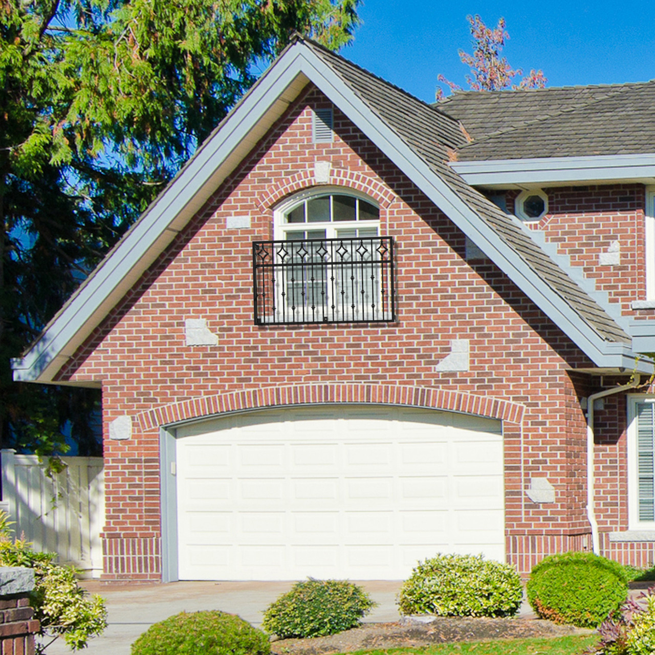 Solitaire Juliet or Bolt-on Powder Coated Steel Balcony