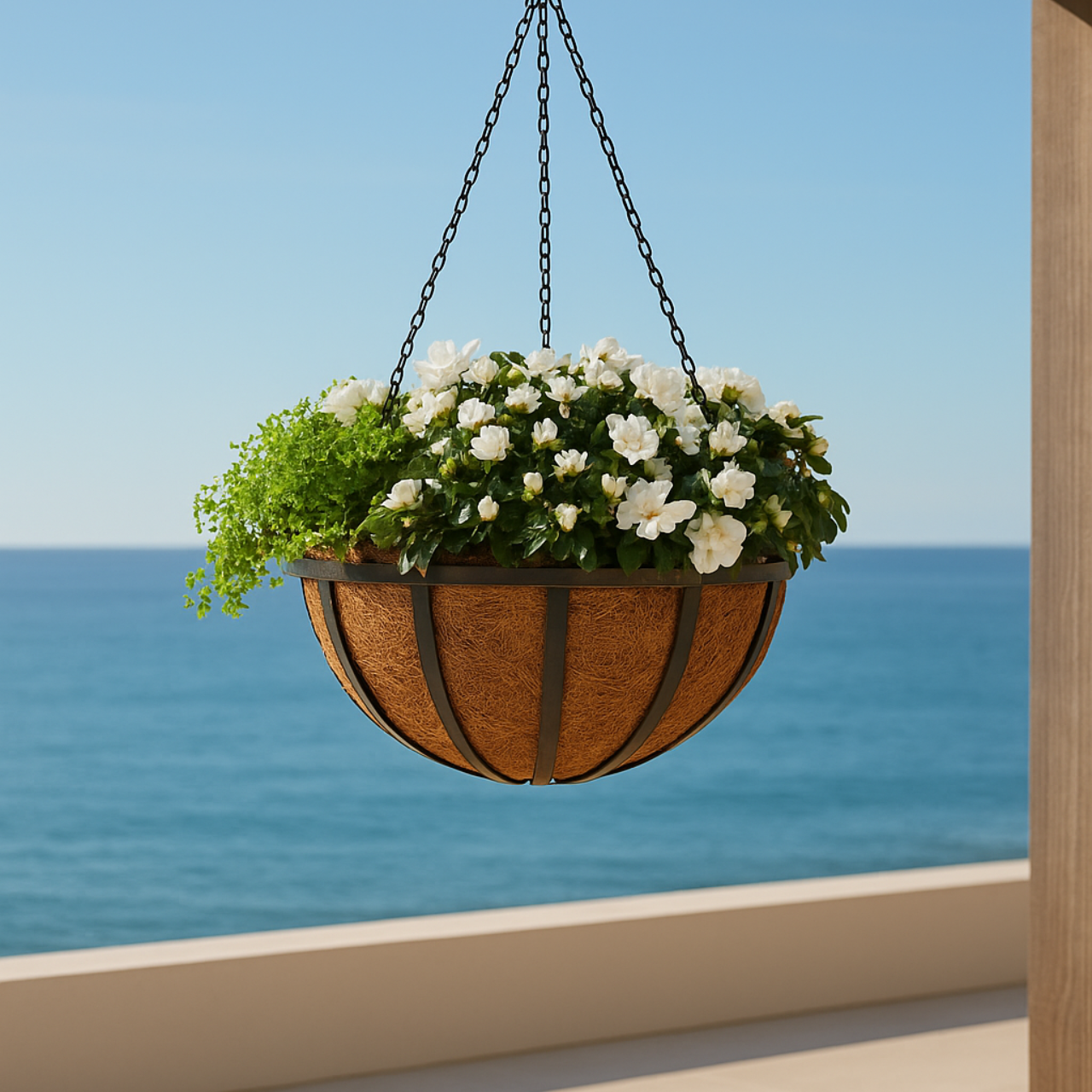 Large English Garden Hanging Baskets