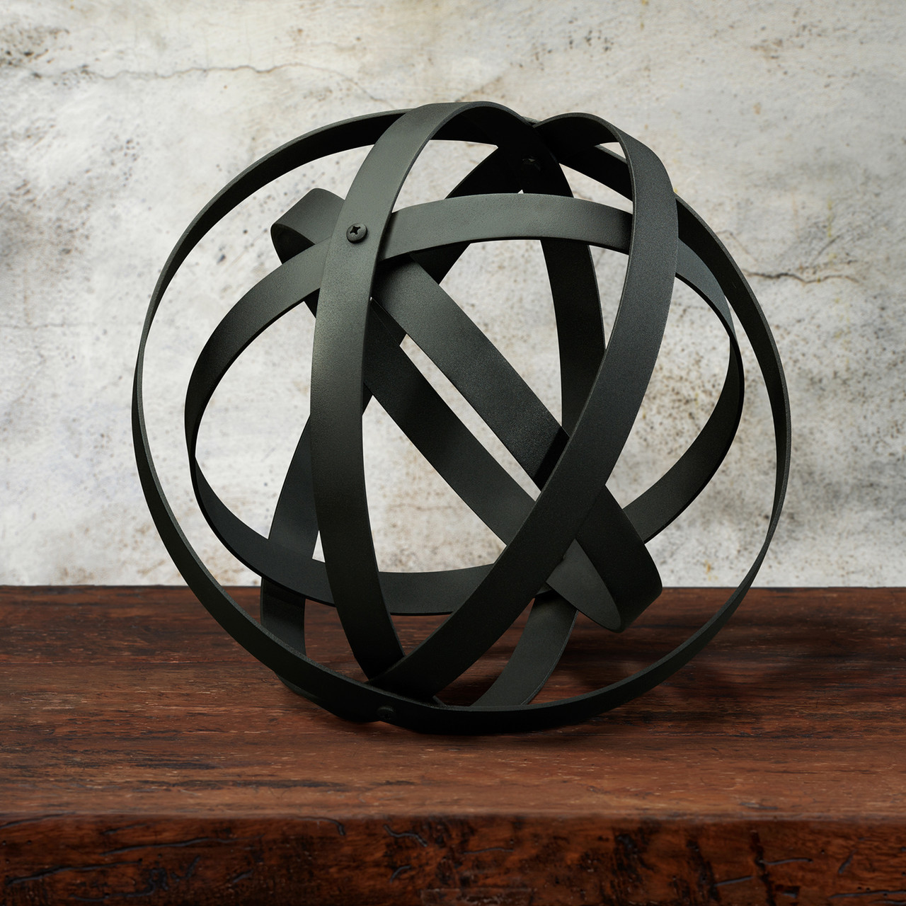 Powder-Coated Metal Garden Spheres - 3 Sizes