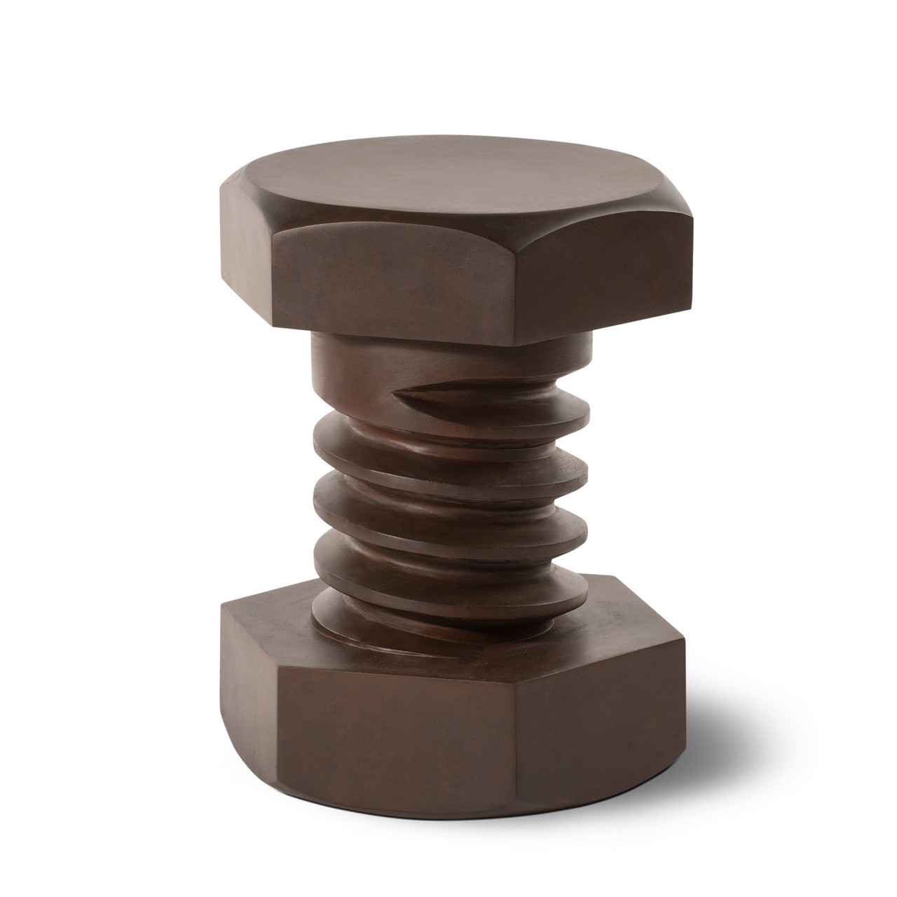 Hex Bolt Table | Industrial Modern Fiberstone Side Table & Accent Furniture