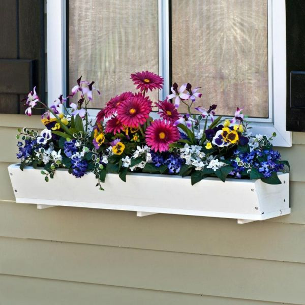 Window Boxes - By Material - Wood - Hooks & Lattice