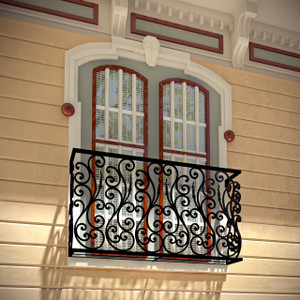 Balconies & Accents - Faux Balconies - Hooks & Lattice