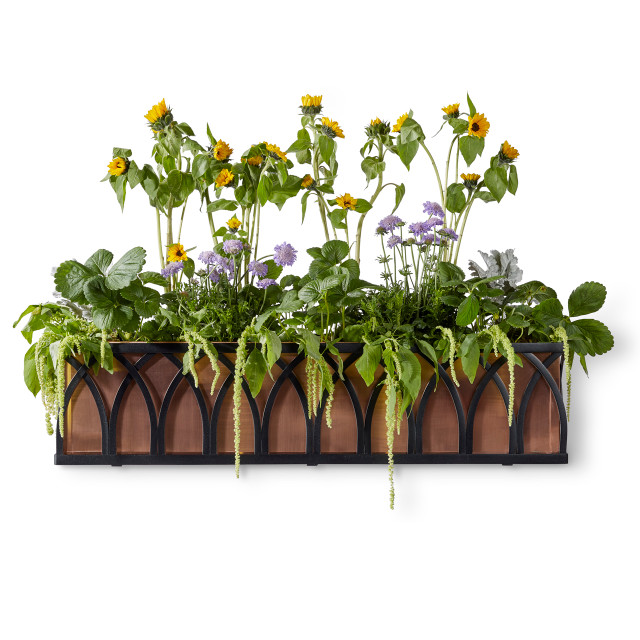 Window Boxes - Window Boxes By Material - Wrought Iron - Hooks & Lattice