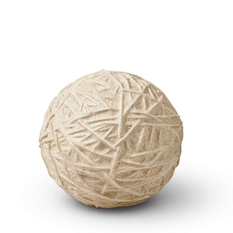 The String Sphere- 13" Diameter Hand Applied Finish
