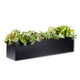 Modern Black Fiberglass Window Box - 7 Sizes