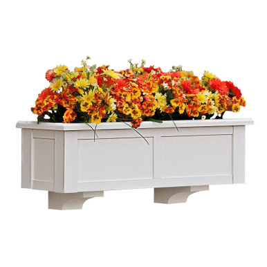 XL Hampton PVC Composite Cleat Mount Window Box