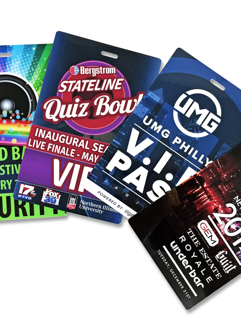 Plastic Credential Cards - 5.5" x 3.5"