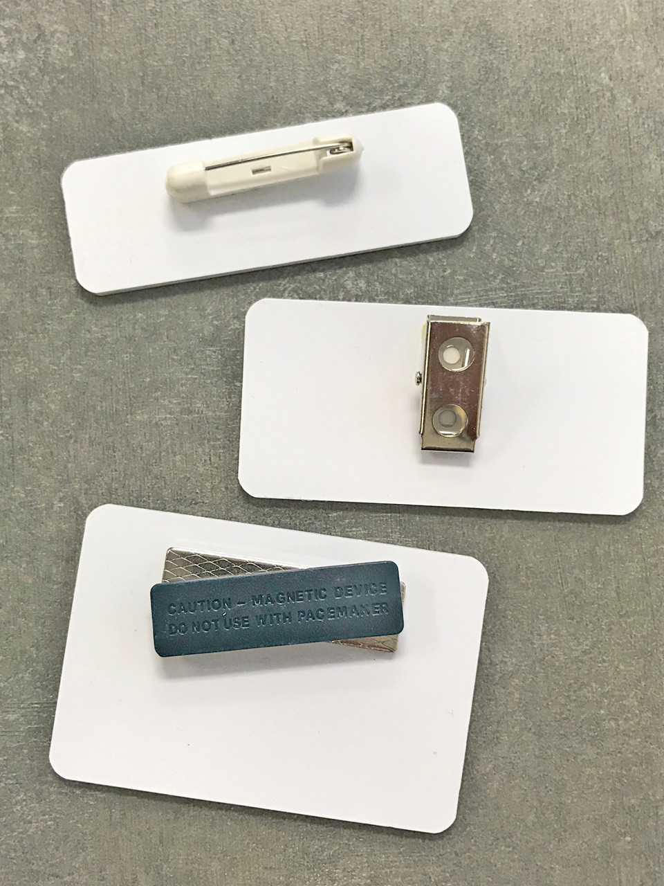 Plastic Nametag with Personalization 1"x3" Full Color | Kenny Products