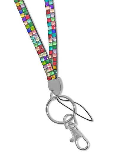 Mix Color Rhinestone Lanyard