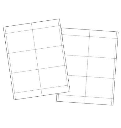 4"x3" Paper Name Tag Insert (500 inserts/pack) - Kenny Products