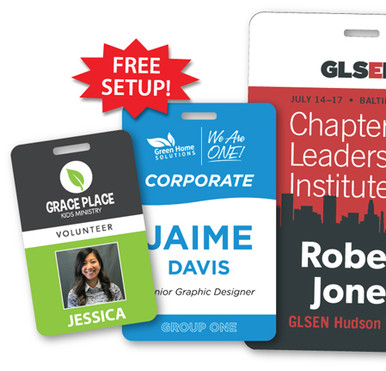 Personalized ID Card, Full Color - 4.25" x 2.75" - Kenny Products