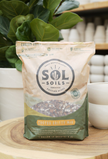 1 Gallon Sol Soils Cactus Gritty Mix - Tonkadale