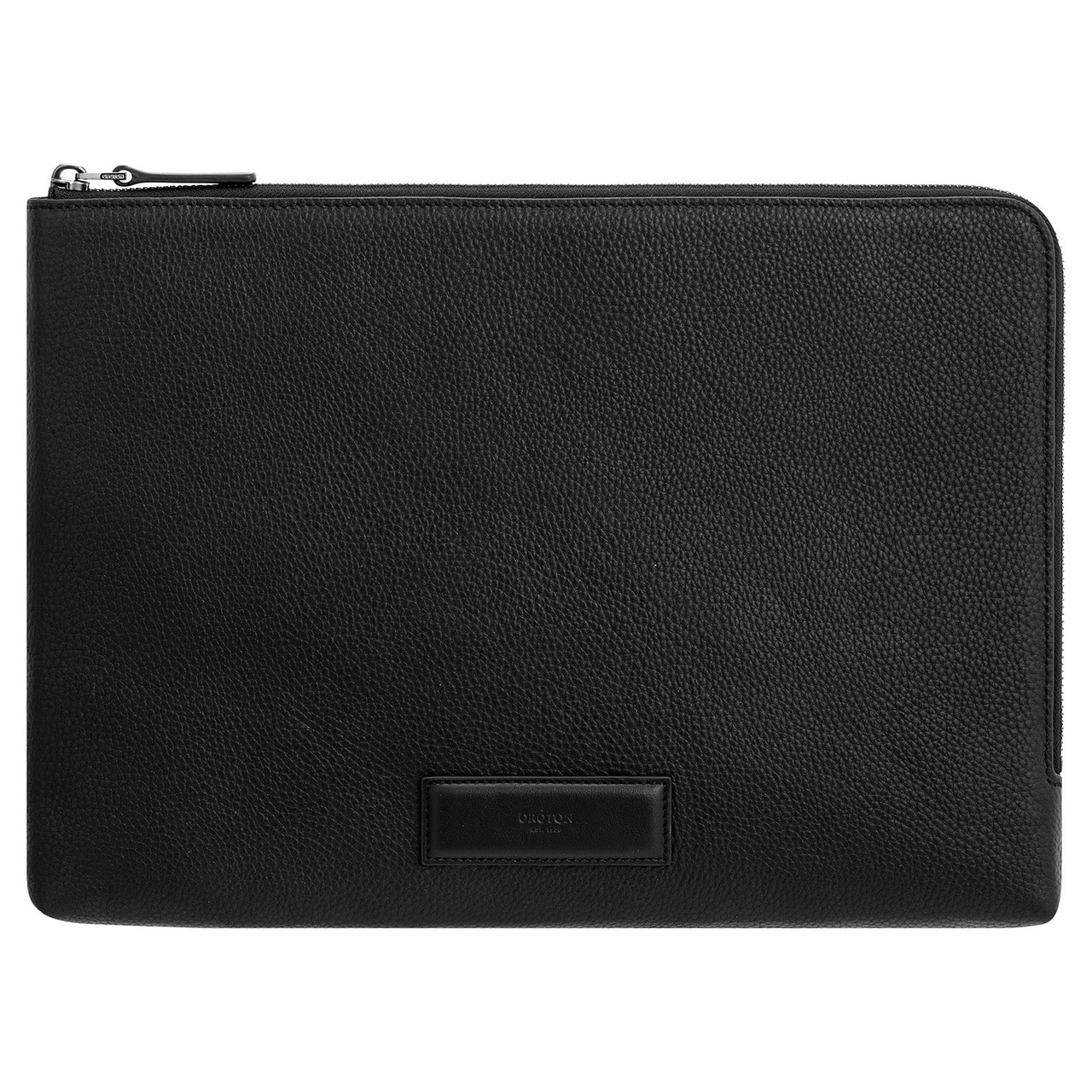 Ethan Pebble 13" Laptop Sleeve - Black | Oroton