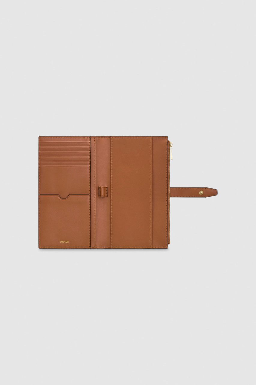 Fife Travel Wallet - Amber | Oroton