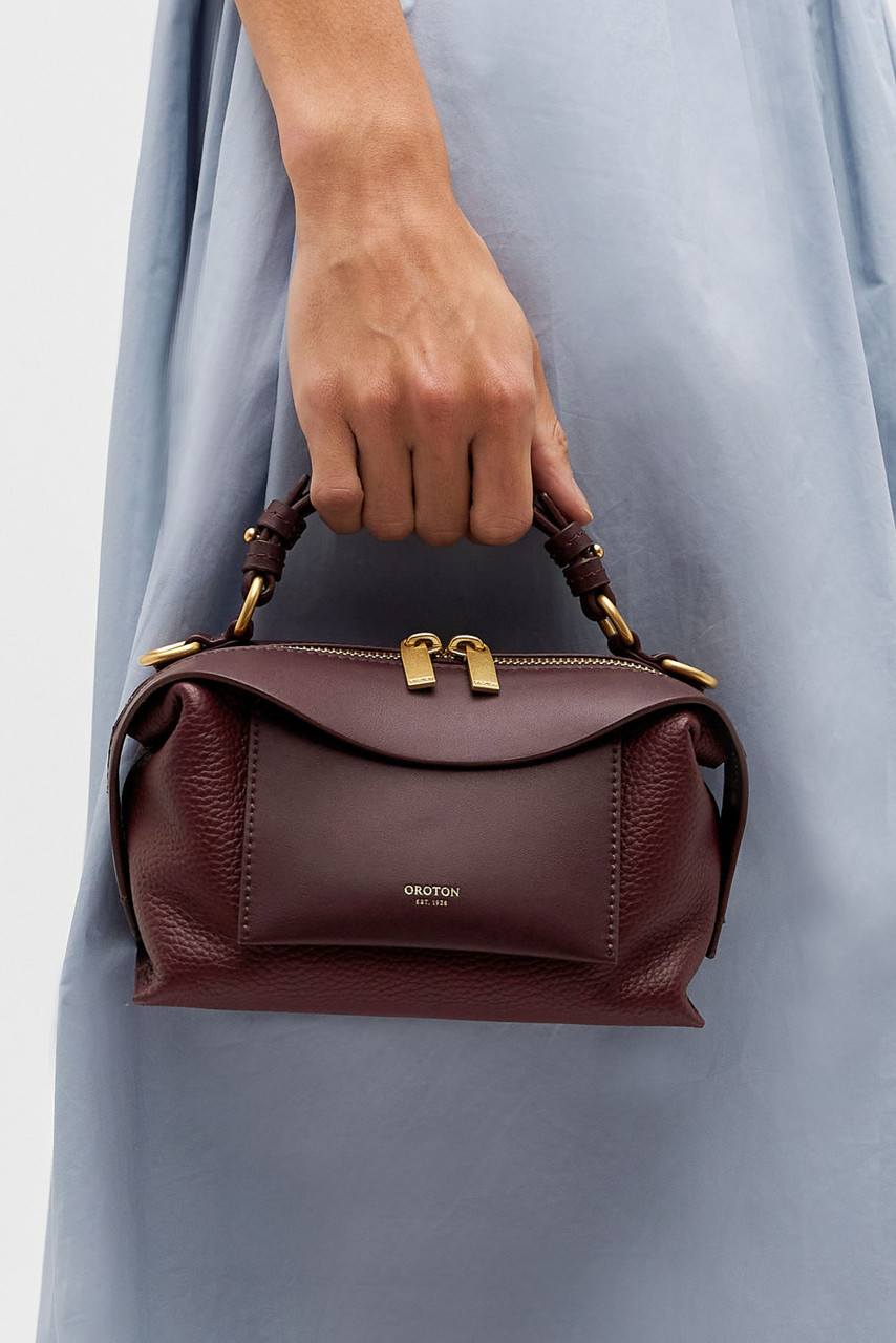 MICA MINI BOWLER - Currant | Oroton