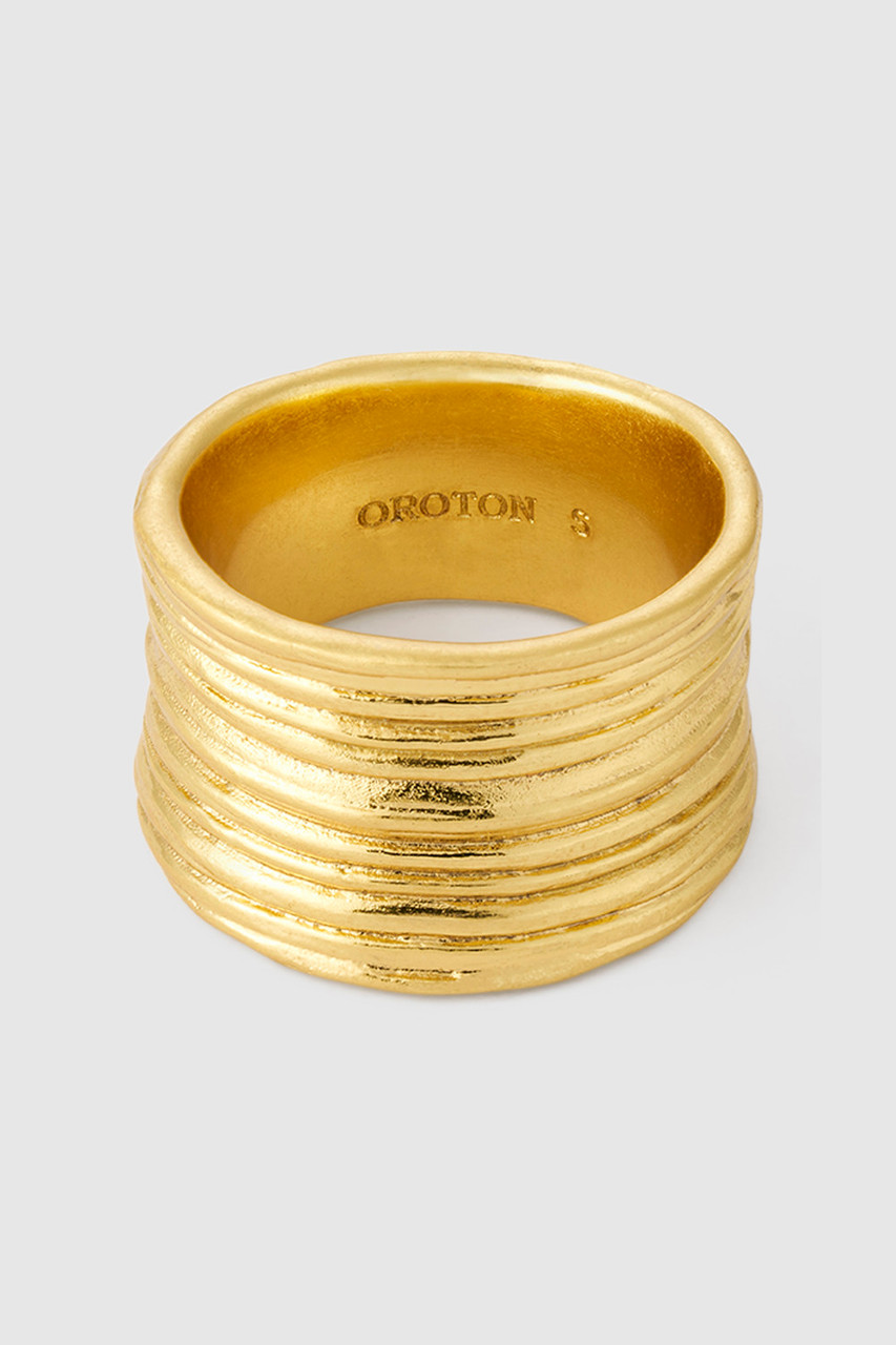 Seagrass Ring - Worn Gold | Oroton