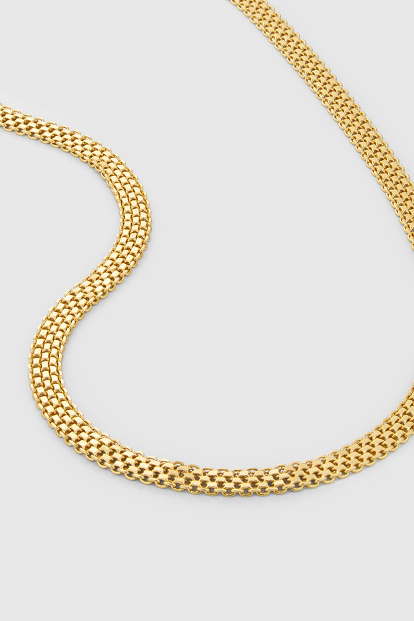 MATHILDE NECKLACE - Worn Gold | Oroton