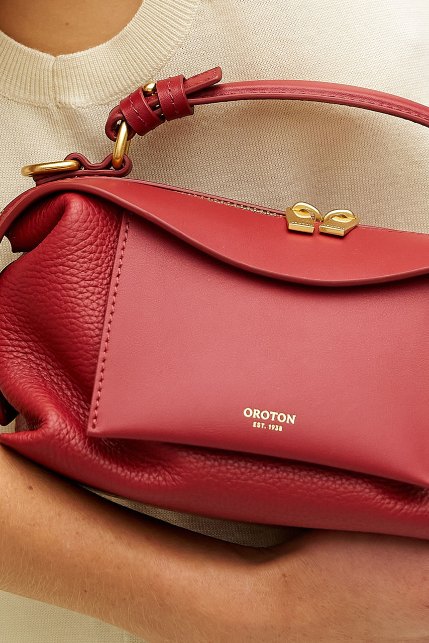 MICA MINI BOWLER - Cherry | Oroton