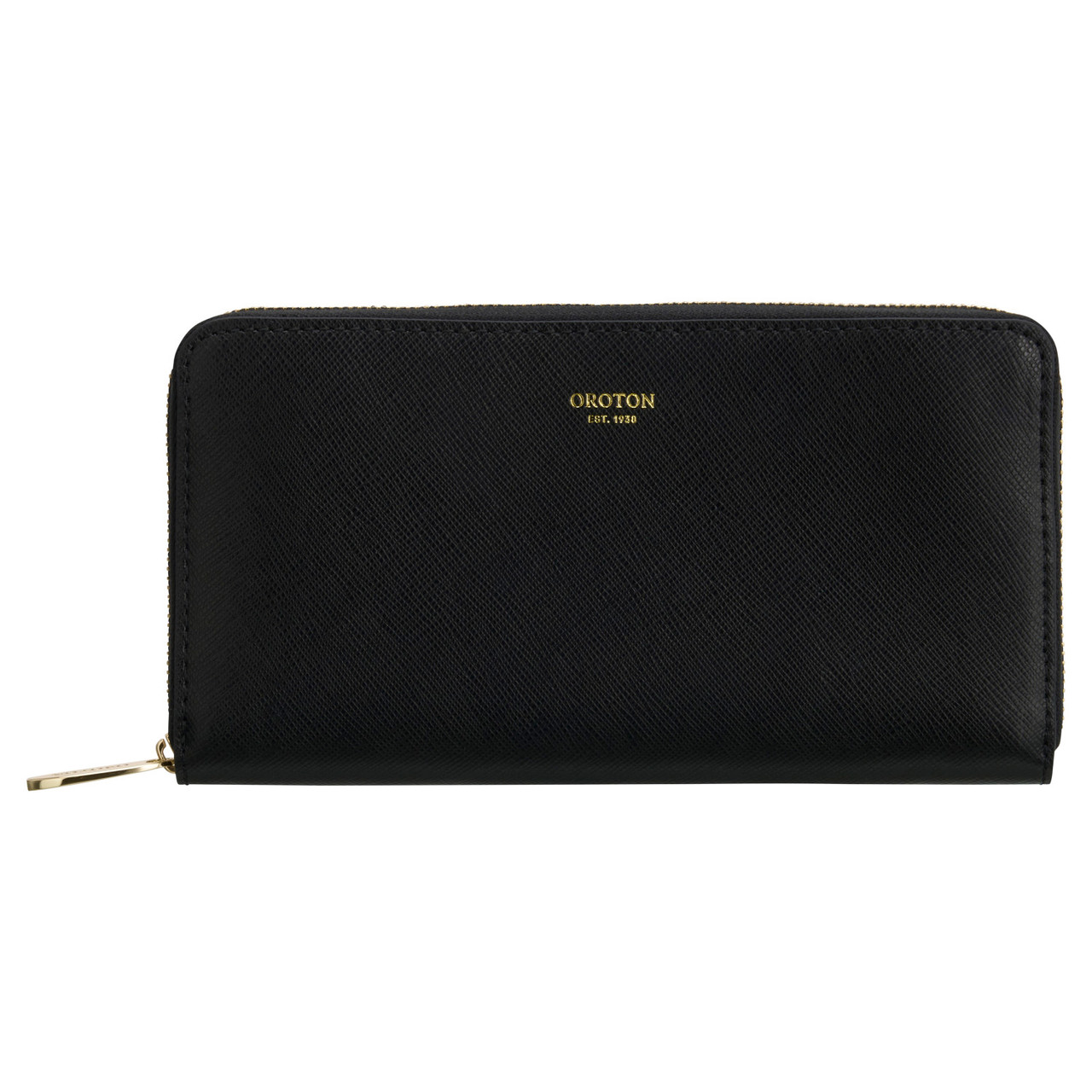 Inez Medium Zip Wallet - Black | Oroton