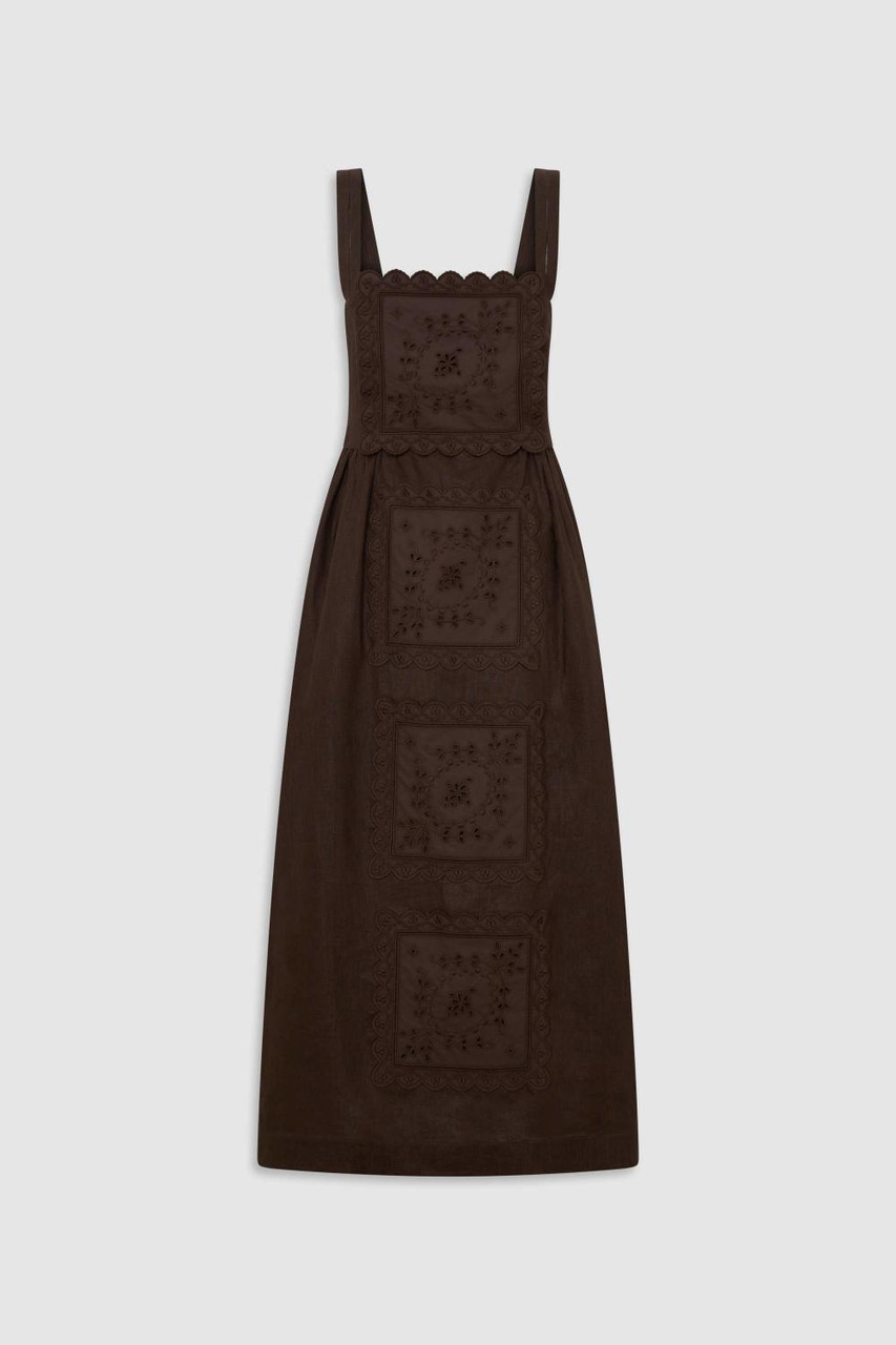 Handkerchief Sundress - Espresso | Oroton