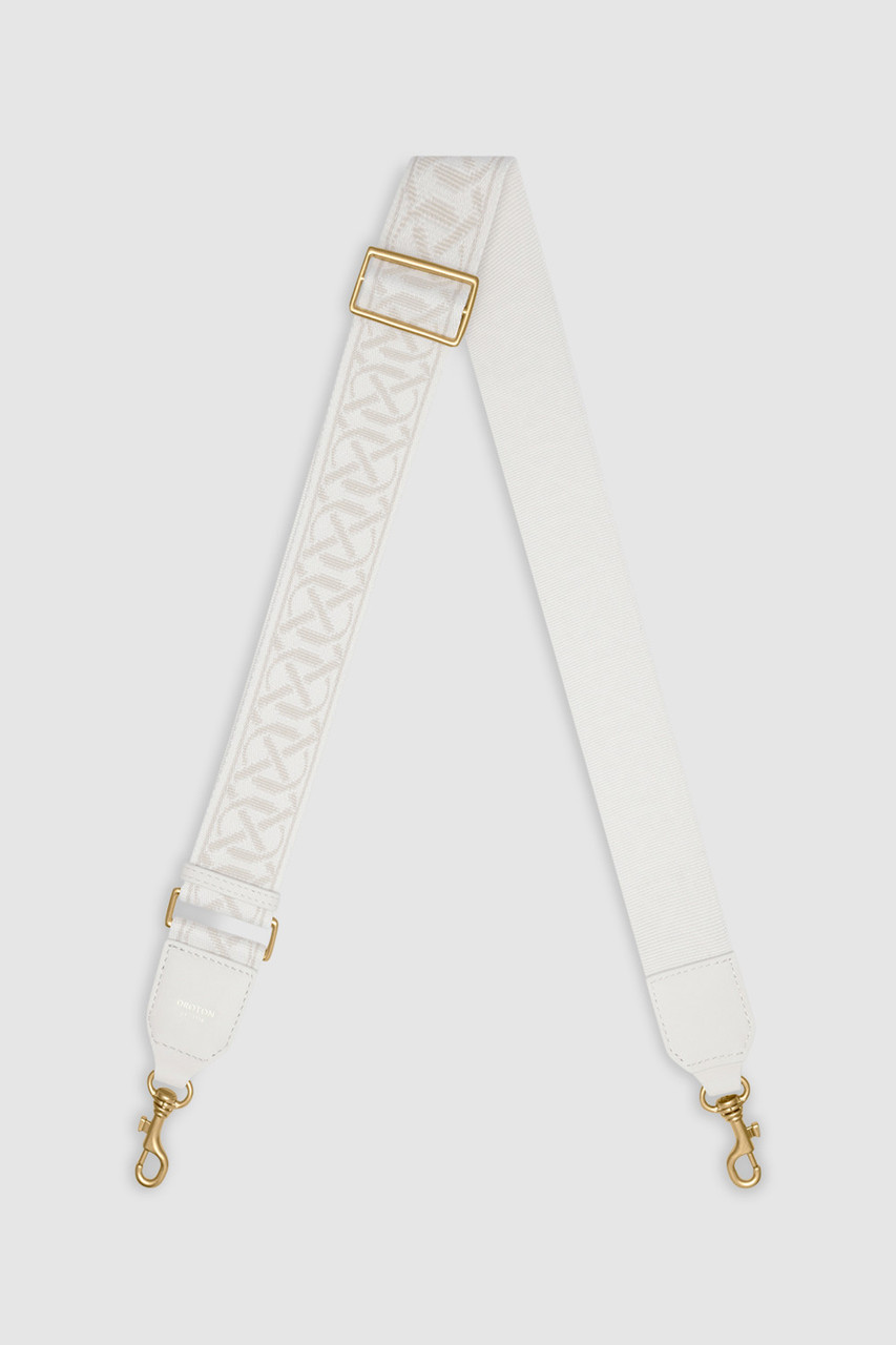 LOGO BAG STRAP - Ecru/Cream | Accessories