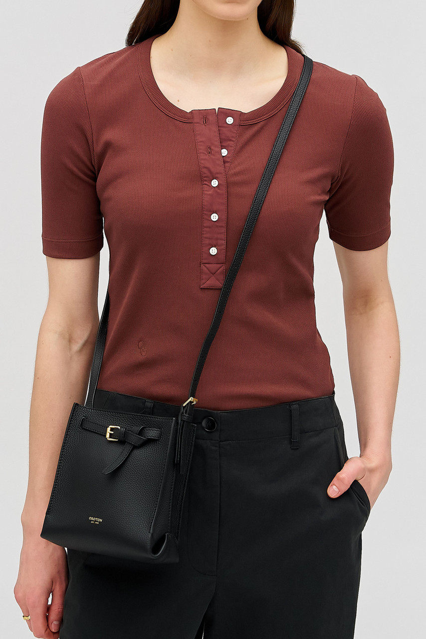 Margot Tiny Bucket Bag - Black | Oroton