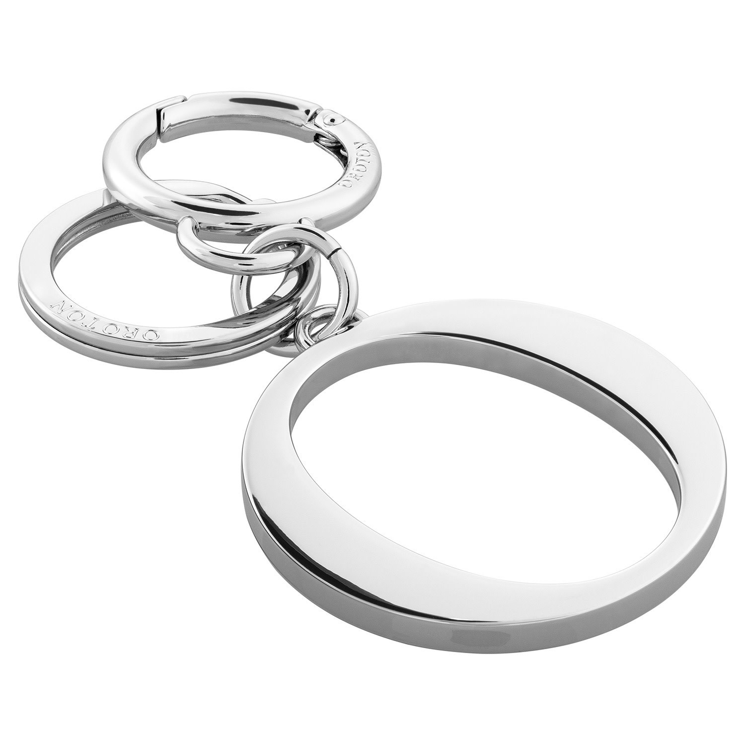 Parker Key-Ring - Nickel | Oroton
