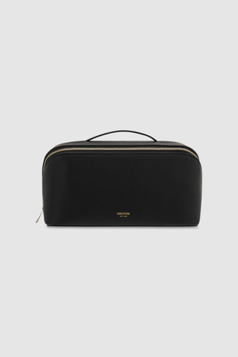 Fife Large Beauty Case - Black | Oroton