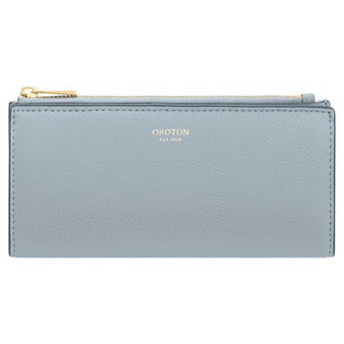 Muse Slim Zip Wallet - Dusk Blue | Oroton
