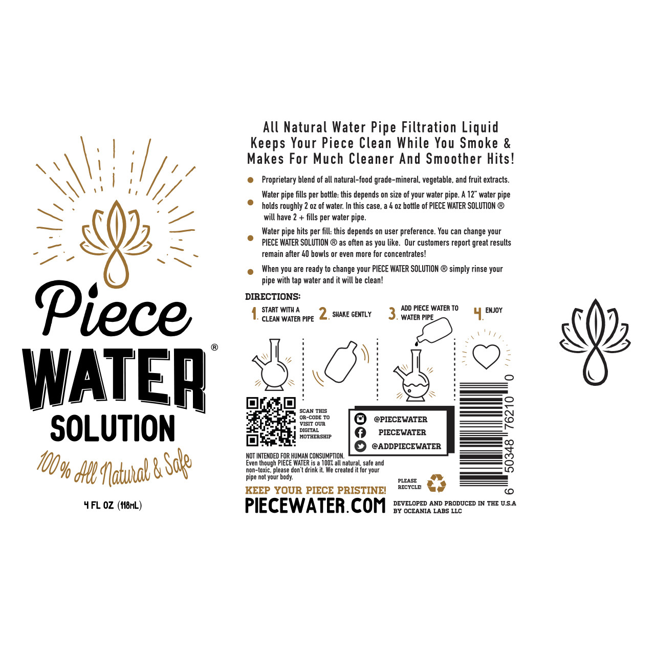 All Natural Bong Water Alternative