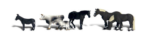 Farm Animals HO Scale Woodland Scenics