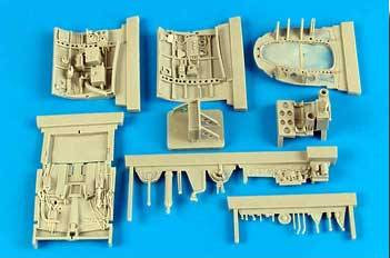 A6M2b Zero Fighter Cockpit Set (For Tamiya) (Resin) 1/32 Aires