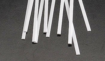 .030 x .100 Rectangular Rods Styrene (10) Plastruct Supplies