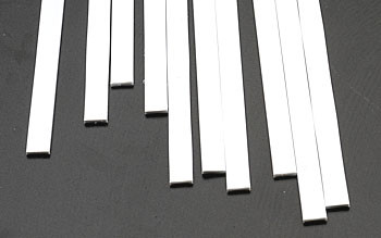 .060 x 1/4 Rectangular Rods Styrene (10) Plastruct Supplies