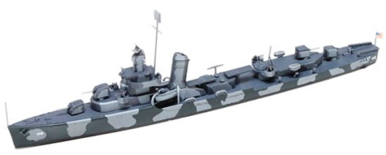 USS Hammann DD412 Destroyer Waterline 1/700 Tamiya