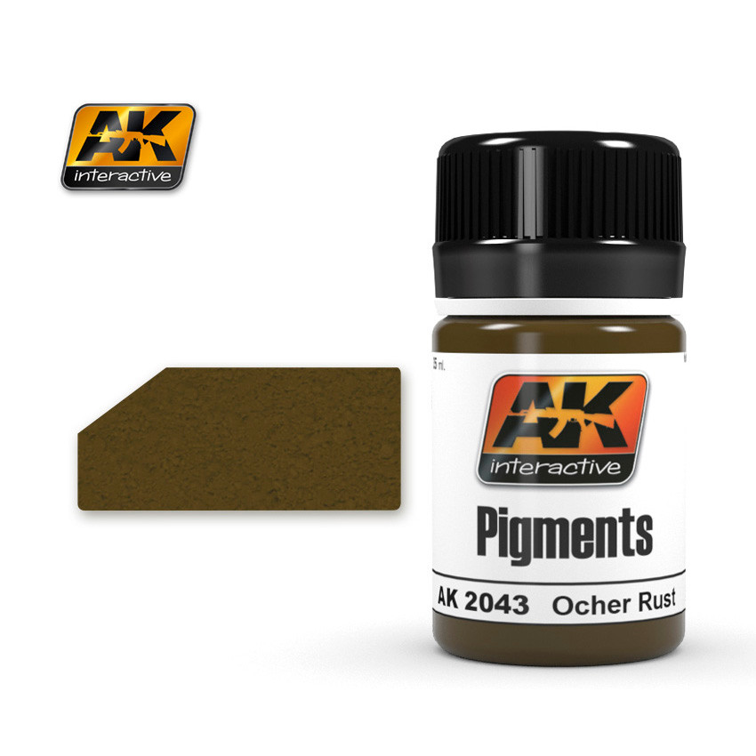 Ochre Rust Pigment (35mL Bottle) AK Interactive