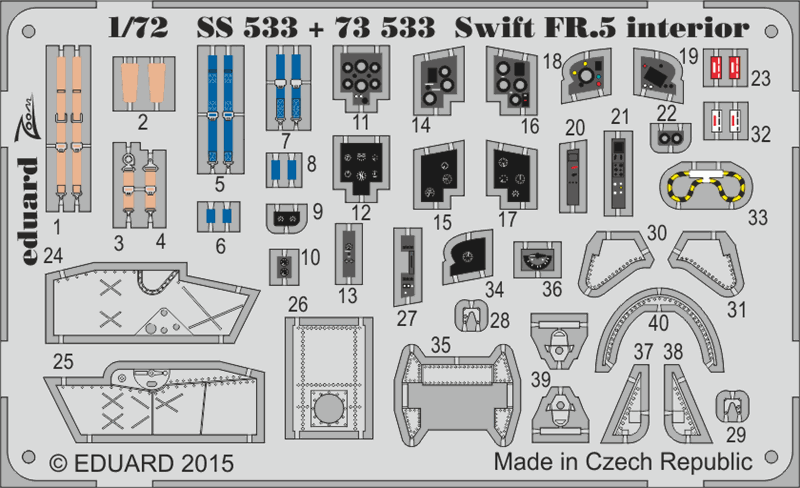 Swift FR5 for AIR (Painted) 1/72 Eduard