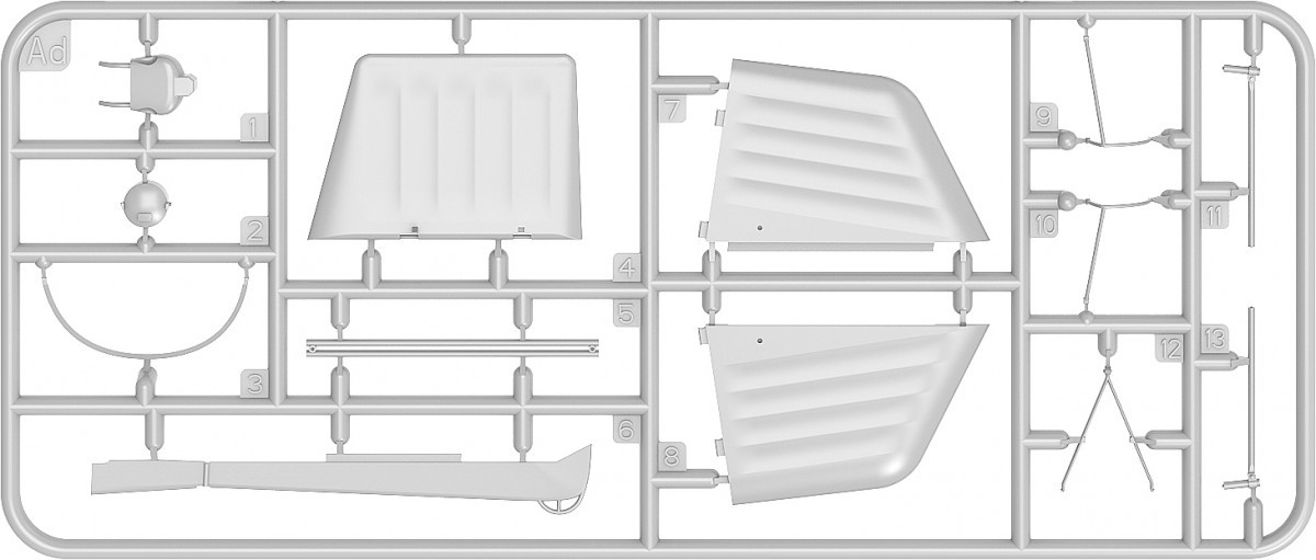 Flettner FL282 V6 Kolibri (Hummingbird) Single-Seat Scout Helicopter 1/ ...