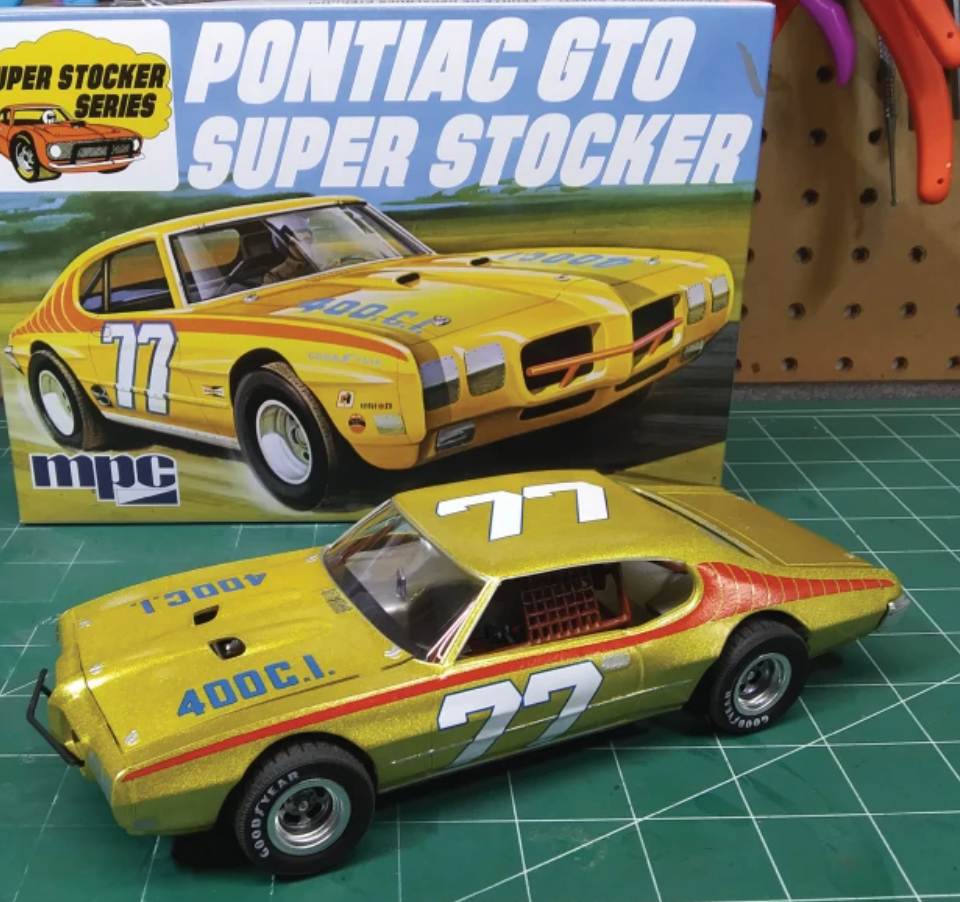 1970 Pontiac GTO Super Stocker Race Car 1/25 MPC