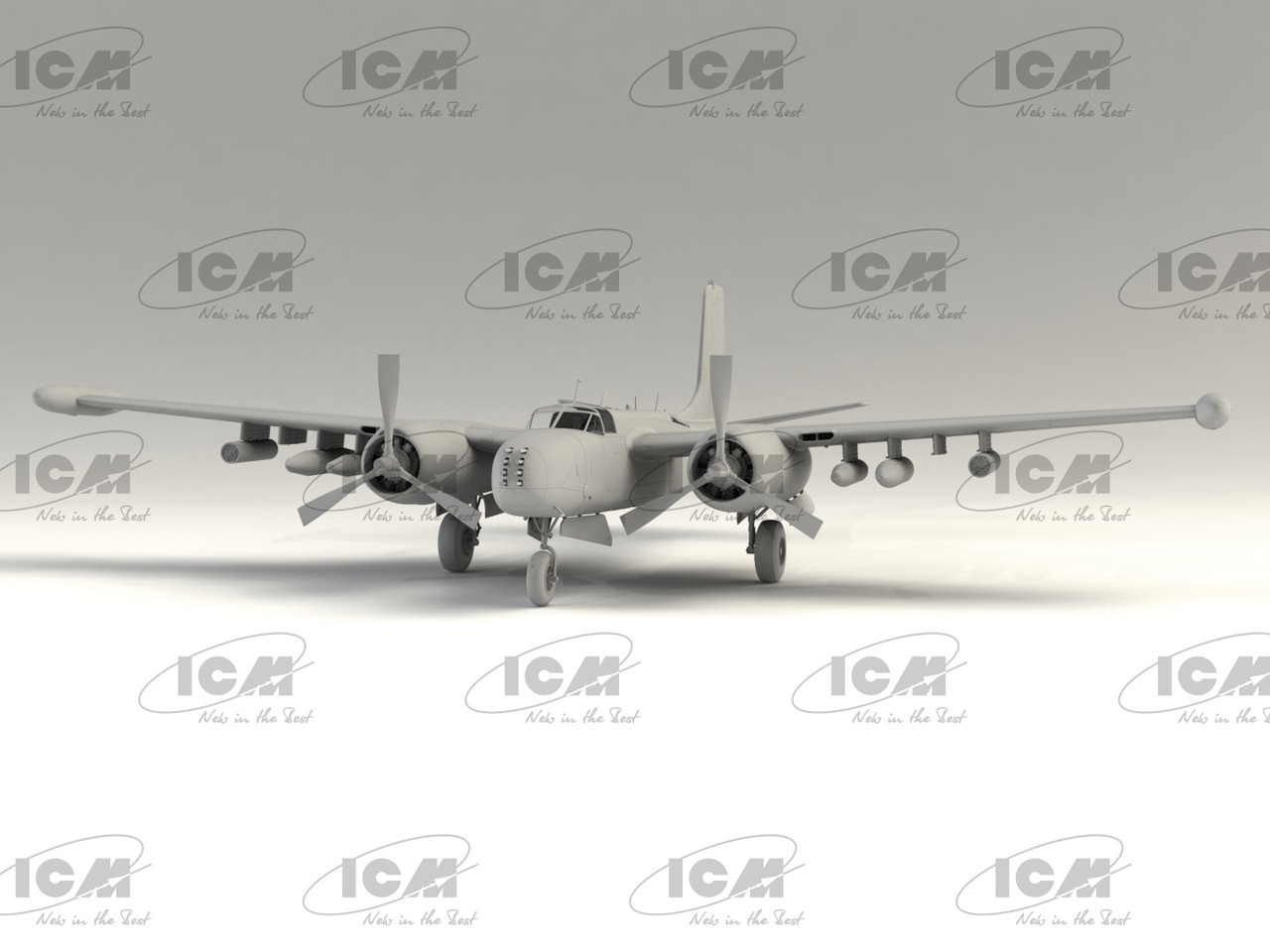 US B-26K Counter Invader Early Attack Aircraft 1/48 ICM Models