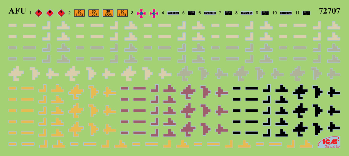 BM21 Grad MLRS of the Armed Forces of Ukraine 1/72 ICM Models